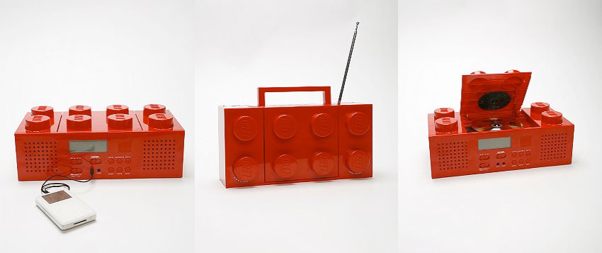 swissmiss | LEGO CD Boombox